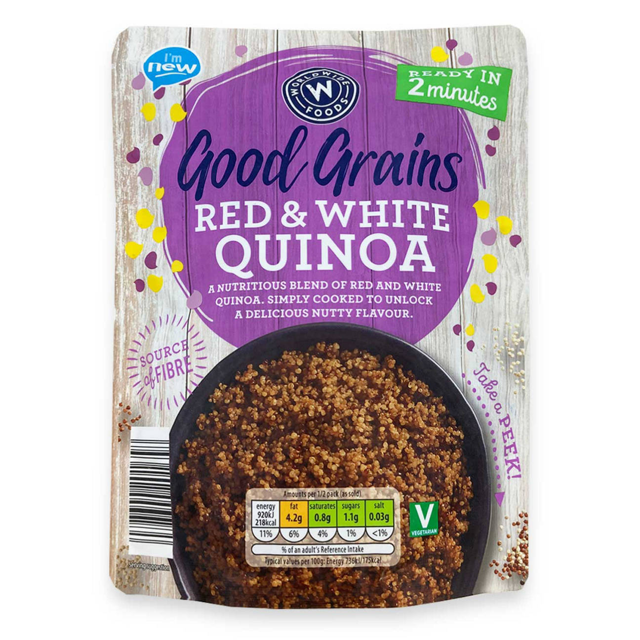 Red & White Quinoa Pouch | ALDI UK